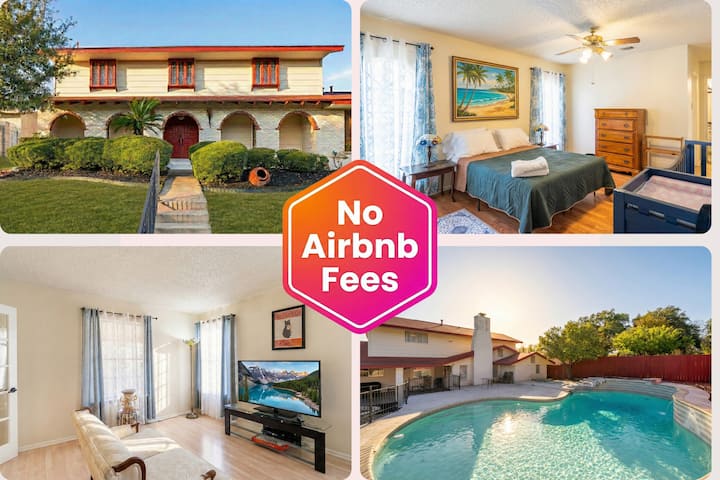 Spacious 4br With Private Pool, Near Six Flags - San Antonio, TX