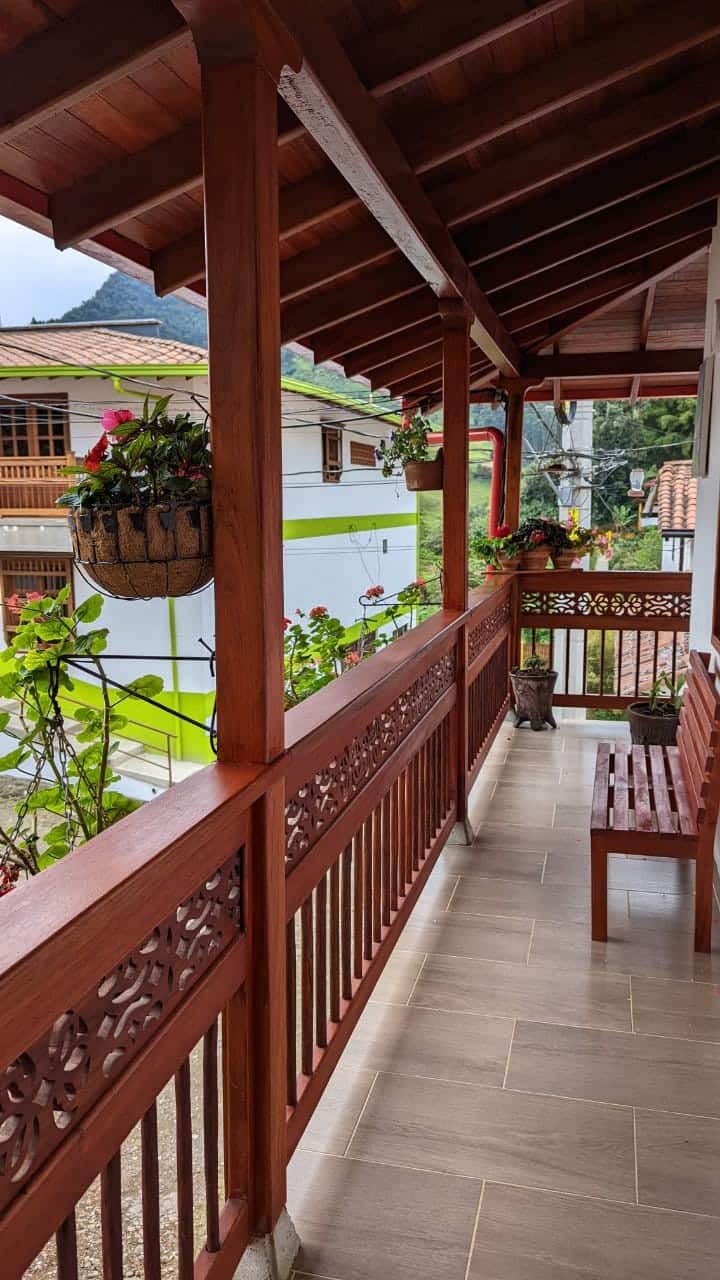 Hermosa Vista Desde El Balcón - Jardín
