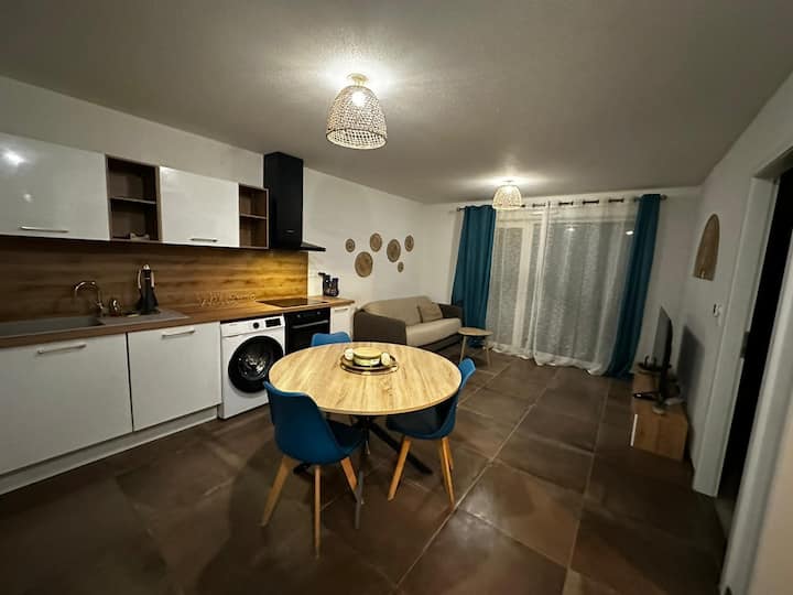 F2 Neuf Cosy Rez De Jardin + Parking Proche Bale - Basel