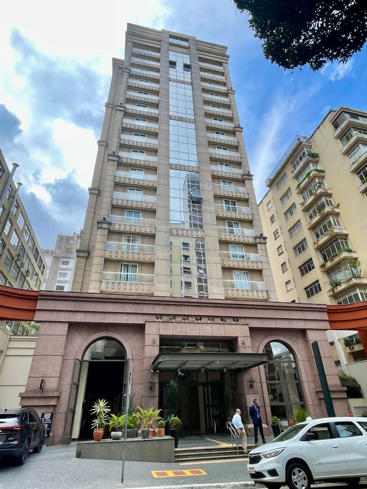 Flat Incrível No Hotel Interc. Paulista C Vaga - São Paulo