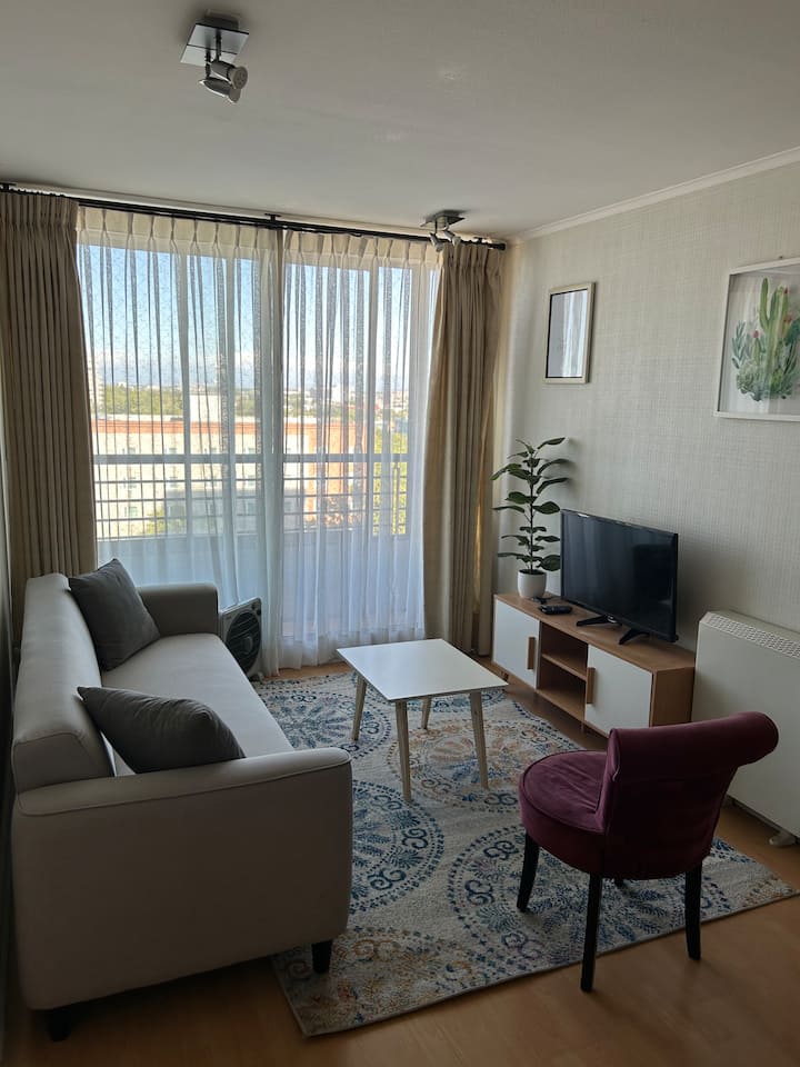 Acogedor Departamento En Alameda - 