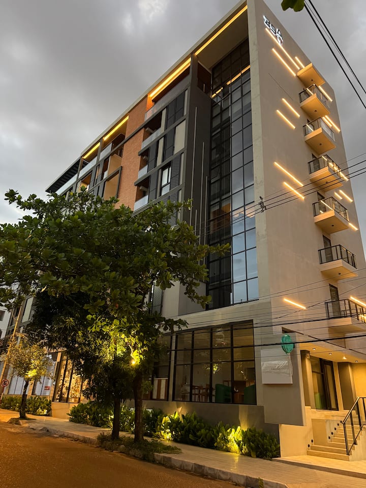 Modernes Design-studio Las Lomas, Wlan Pool Gym - Paraguai