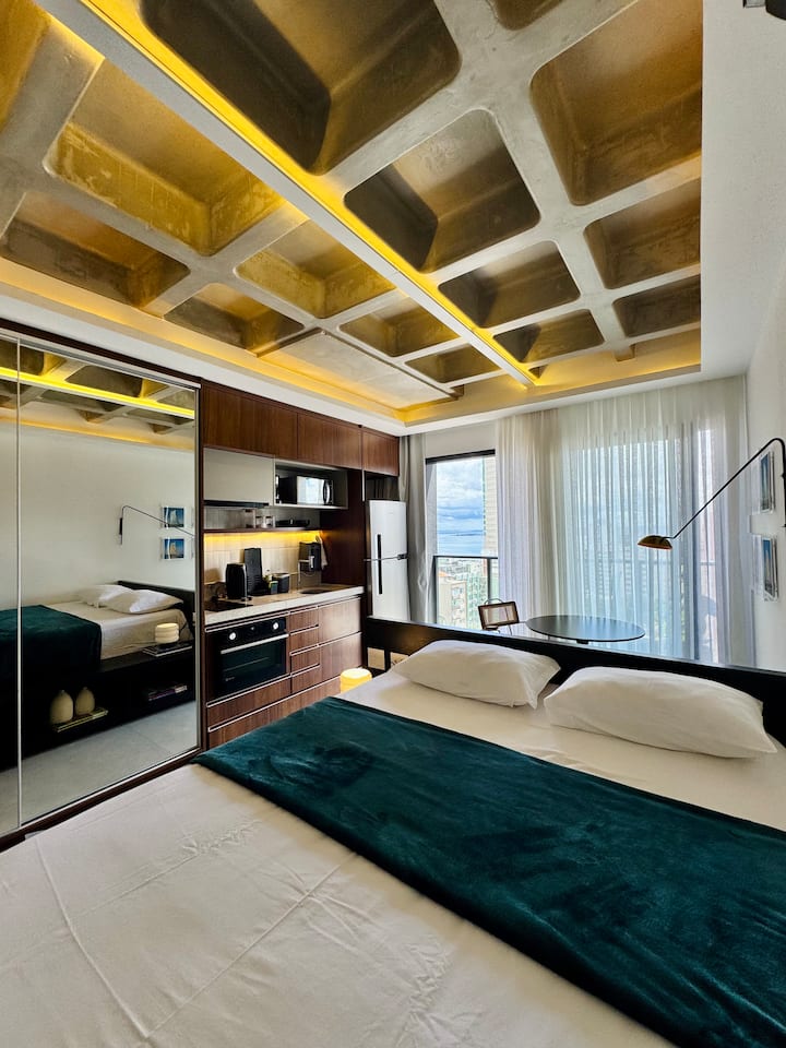 Studio Boutique | Vista Da Baía | Rooftop - Barra