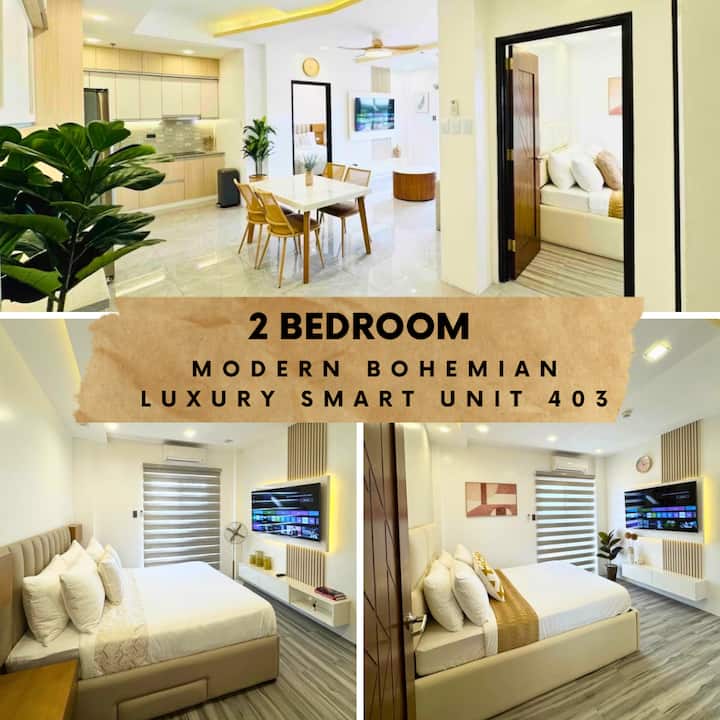 Cozynest: 2-br Stylist Modern Bohemian 403 - Angeles