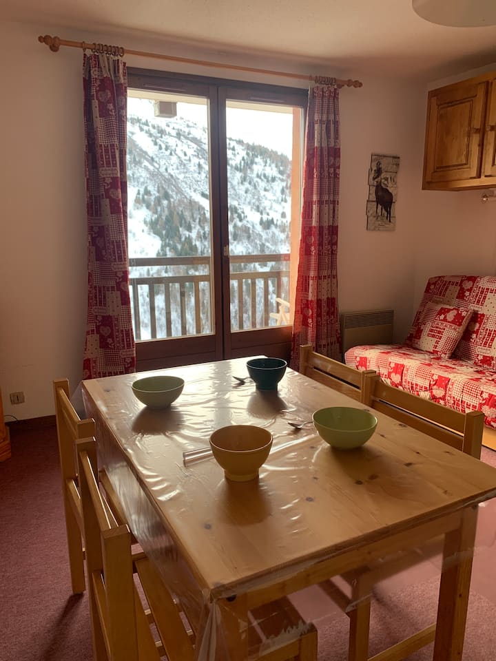 Grand Studio Au Pied Des Pistes - Valmeinier