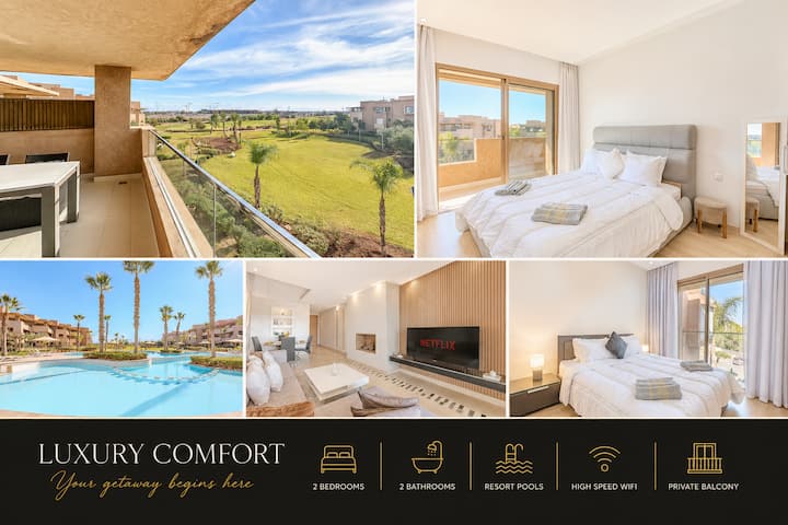 Prestigia Triple View Oasis: Golf, Mountain & Pool - Morocco