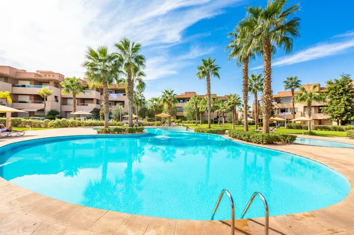 Prestigia Triple View Oasis: Golf, Mountain & Pool - Marrakesh