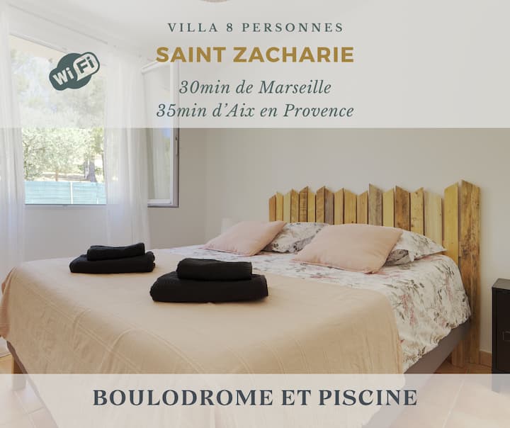 Villa 8 Pers - Vivez La Provence En Automne - Trets