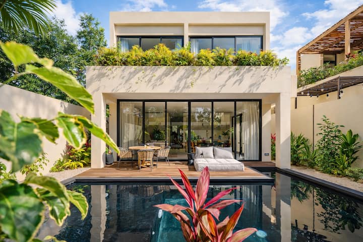 Luxury Villa With Private Pool, 4br, Pet Friendly - Tulum