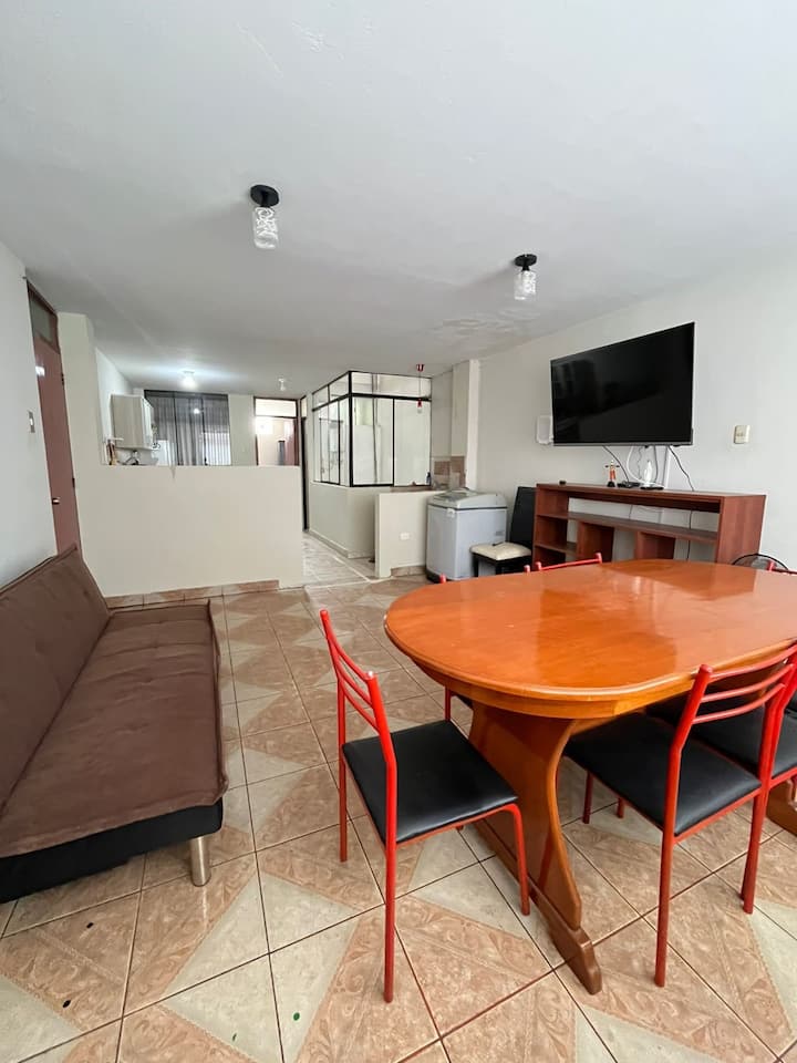 Departamento Amoblado En Piso 3 - Lima