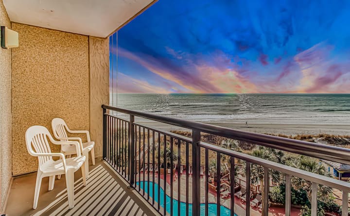 Oceanfront~tropical~great View - North Myrtle Beach, SC