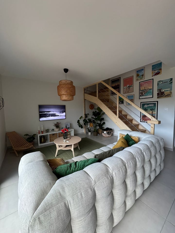 Maison En Bois Cosy - Lacanau