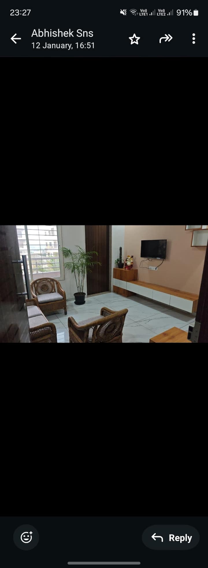 1 - Cozy 2 Bhk Flat, Close To Sula. - Nashik