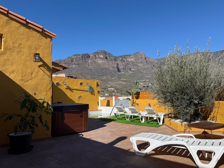 El Alprende Con Piscina, Jacuzzi - San Bartolomé de Tirajana