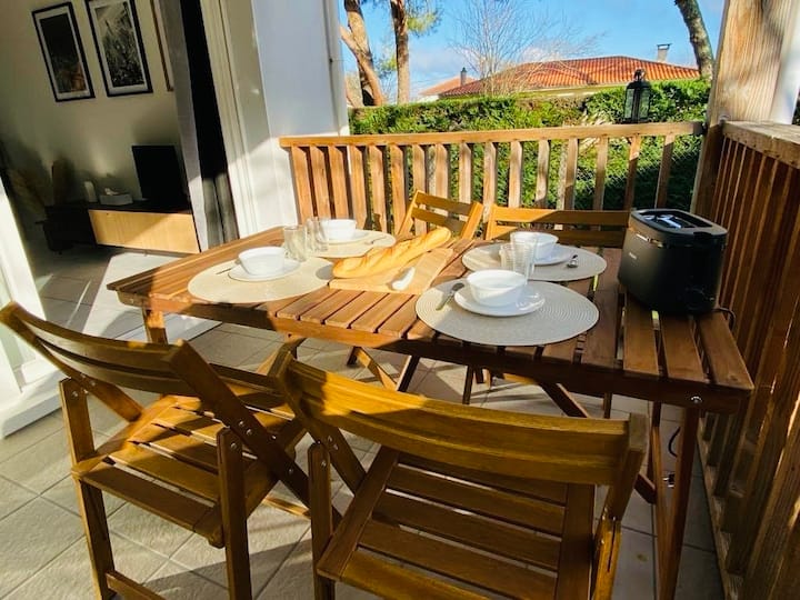 T2 Confort, Terrasse & Parking - Tout à Pied - Mont-de-Marsan