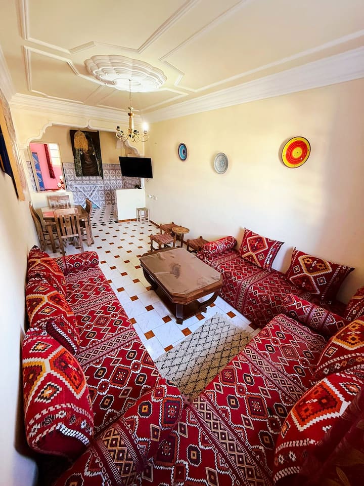 Beach At 2 Min Walk, Family & Remote, Fast Wifi - Essaouira