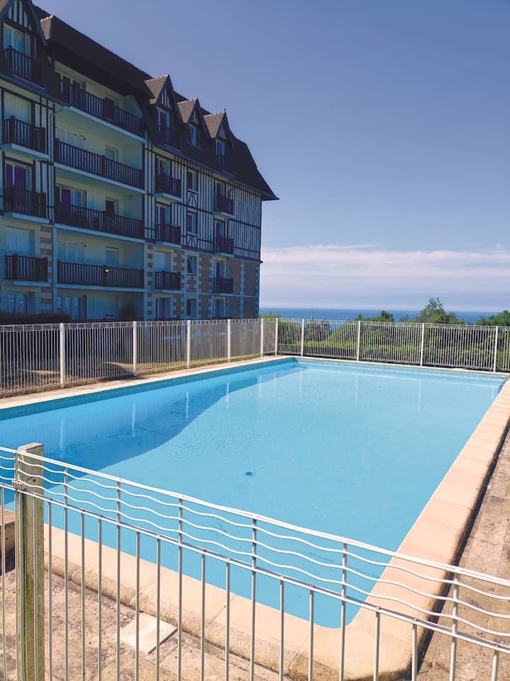 Brise Du Large - Appart 6 Pers. Magnifique Vue Mer - Villers-sur-Mer