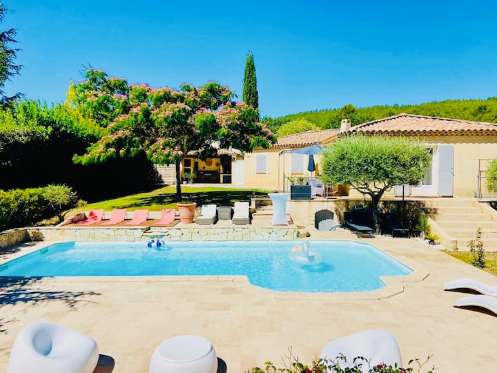 Villa Riviera, Piscine Chauffée, Vue Sainte Baume - Nans-les-Pins