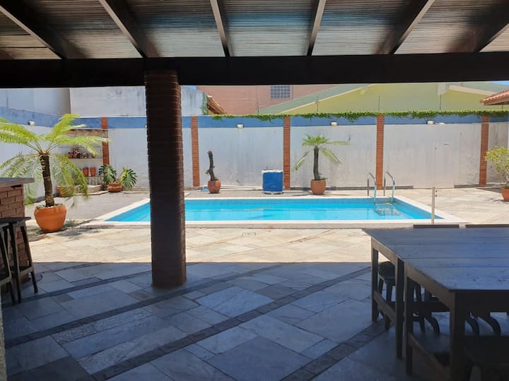 Refúgio Com Piscina Para Relaxar A 50m Da Praia - Peruíbe