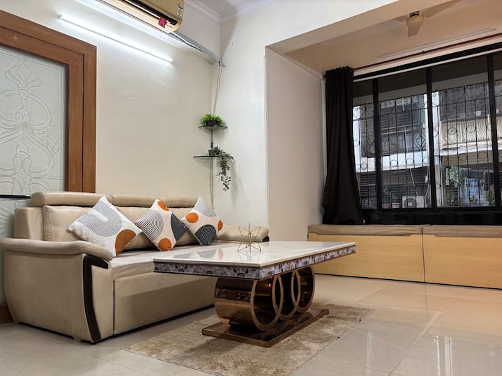 Serene 2bhk Parking 2 Min To Market, Cafes & More - Mumbai