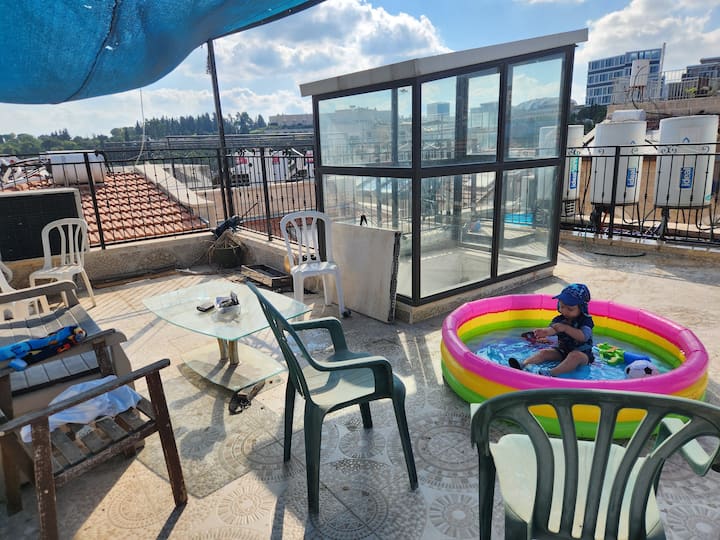Rooftop Family Home In Nachlaot - エルサレム