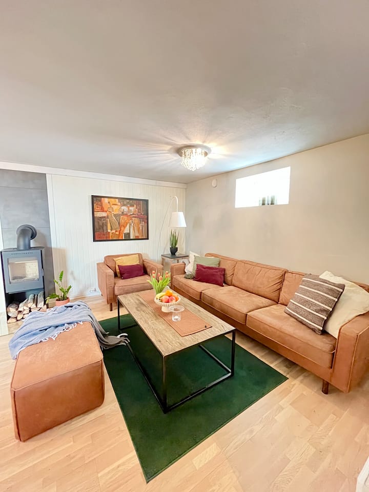 4-roms Sokkelleilighet M/ Parkering – Nær Sentrum - Trondheim