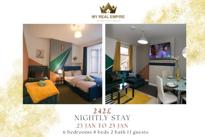 20% Off! 6br Home With 9 Beds | Long-stay Ready - オールダム