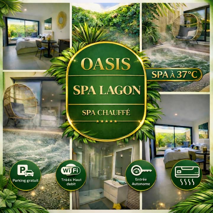 Jacuzzi Chauffé 37°c • Spalagon • Arena/parc Expo - Carnon