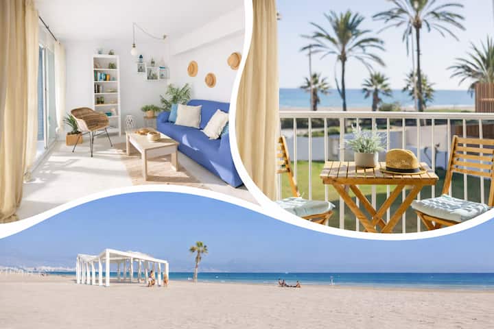 1ère Ligne Vue Spectaculaire Sur Plage (Wifi+a/a) - Alicante