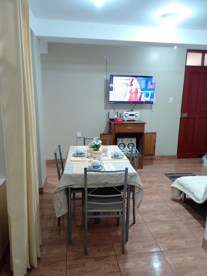 Acogedor Departamento / Cochera - Tacna