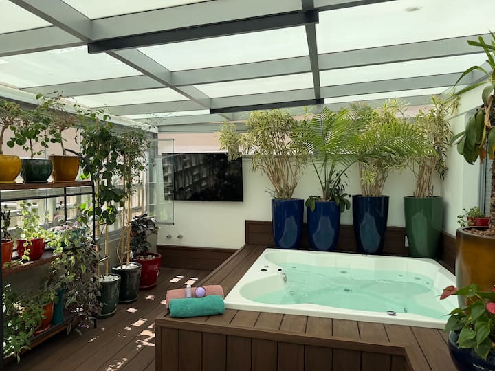4-jacuzzi Privada Garden/ar Cond/consolação 80m2 - São Paulo