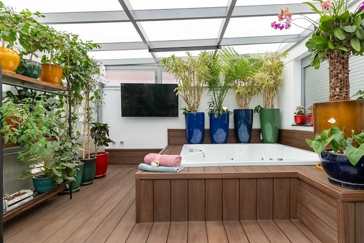 Mcbv4- Jacuzzi Privada/ar Cond/consolação 80m2 - Sao Paulo