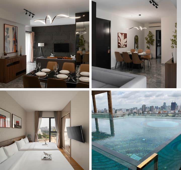 Symbol Of Life D1, 3brs(4 Beds), View City+river - Ho-Chi-Minh-Stadt