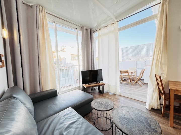 Loft Con Terraza, Centro De Torremolinos - Torremolinos
