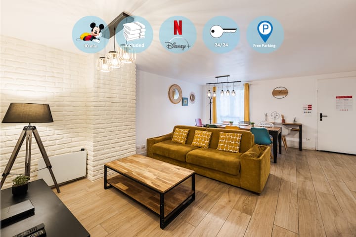 Le Repos De La Vallée –  5min Disneyland - 7 Pers - Magny-le-Hongre