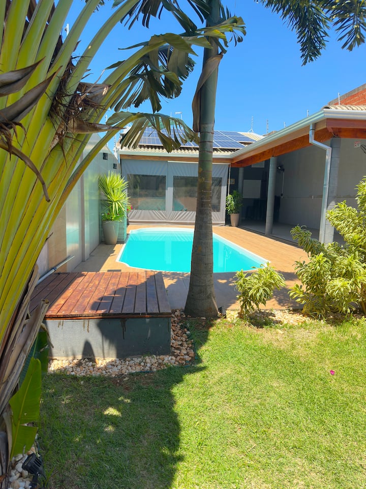 Refúgio Perfeito Com Piscina E Espaço Goumert - Americana