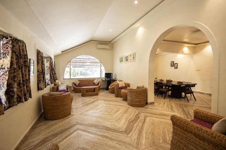 6br Riverside Villa | Resort-size Pool | Goa - Goa