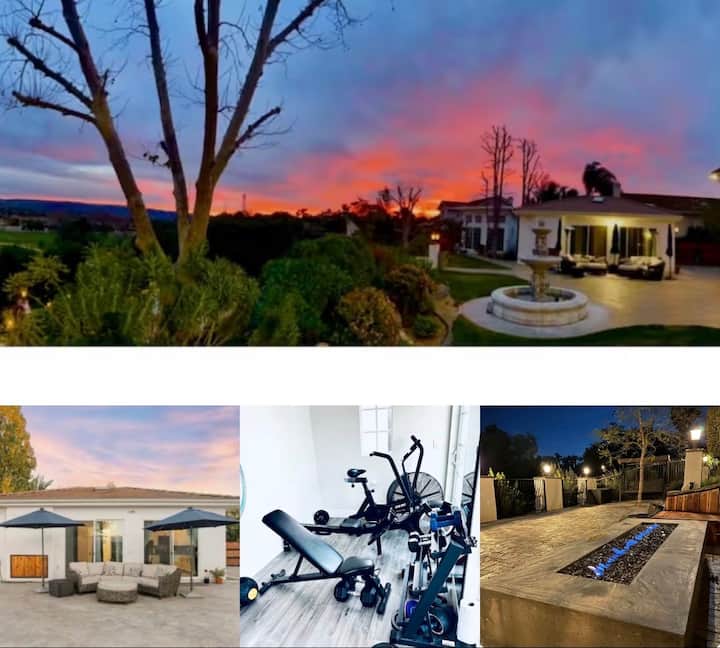 Guest House W/exec Office
2b1b Gym Bbq Firepit - Moorpark, CA