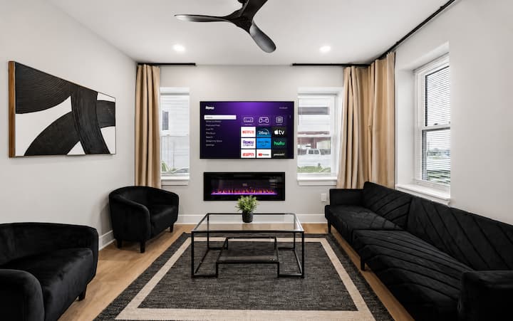 Beach-block Suite • Fire-place •Walk To Casinos A1 - Atlantic City, NJ