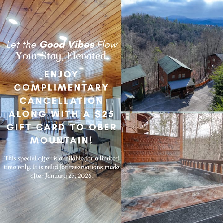 Luxury Mountain Cabin - Stunning Views - Gatlinburg, TN