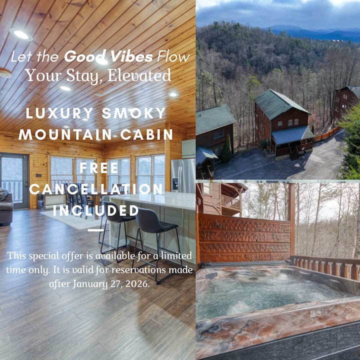 Luxury Mountain Cabin - Stunning Views - Gatlinburg, TN