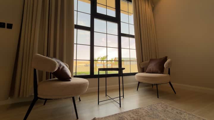 شاليه ابريل 3 في العمارية بغرفتين نوم و جاكوزي - Riyadh