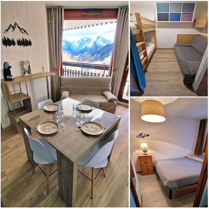 Appartement T3 Centre Station, Au Pied Des Pistes - Saint-François-Longchamp