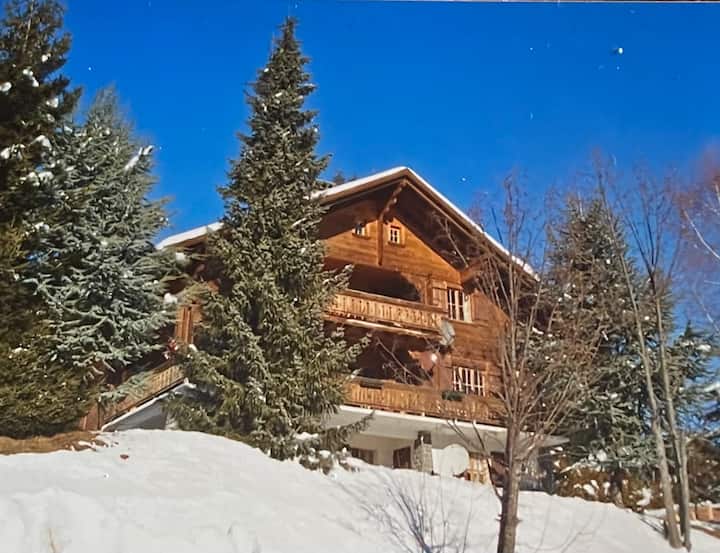 Gemütliche Chaletwohnung Nahe Der Skipiste - Leysin