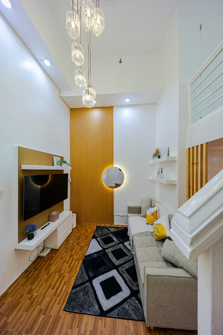 Stylish 3br Loft In Prime Loc Near Mrt W/ Cityview - Pasig