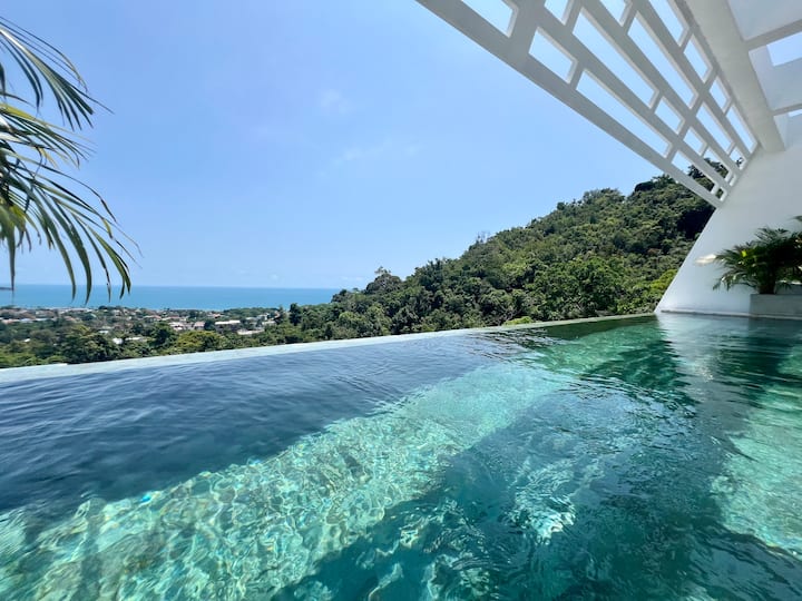 Luxurious Private Pool Villa With Sea View - Thailand