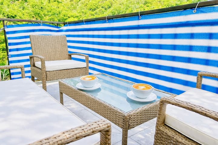 Penthouse + Balcon + Plage Privée + Piscine Privée - 濱海托薩