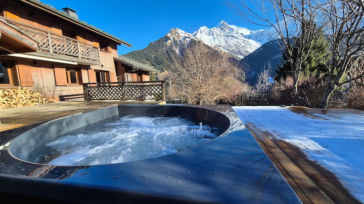 Ski Au Pied, Jaccuzzi, Chalet Face Mont-blanc, Spa - Saint-Gervais-les-Bains