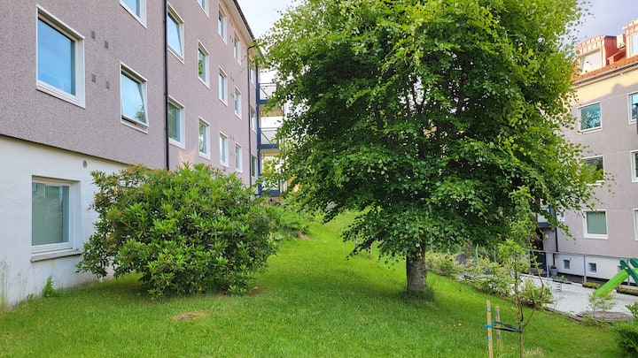 Toppleilighet, Usjenert Balkong, Mye Sol & Peis - Bergen, Noruega