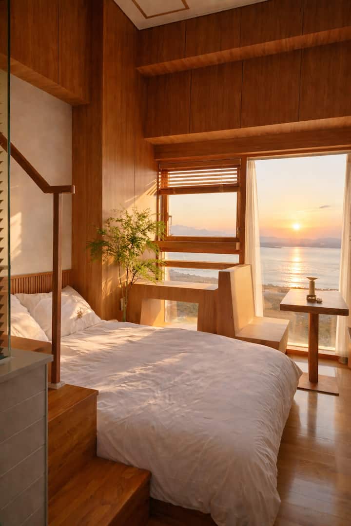 바다뷰 복층 감성숙소(4인) 인천공항 15분거리 - South Korea